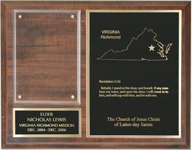 Missionary Plaque - 7x9 - BuyLDSproducts.com